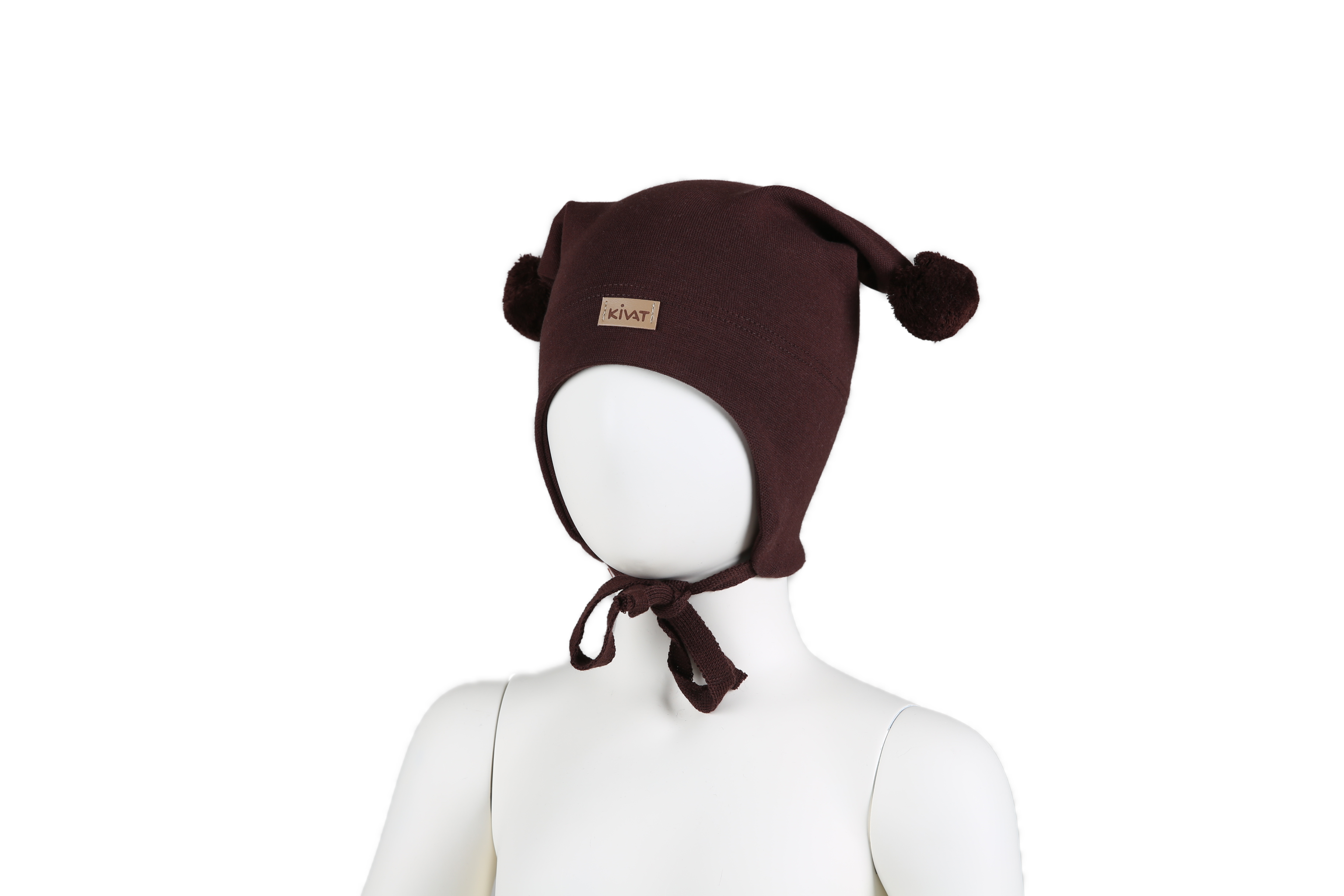 Kivat Joker hat Dark Chocolate Brown m/kivat merke – Olivias Drøm
